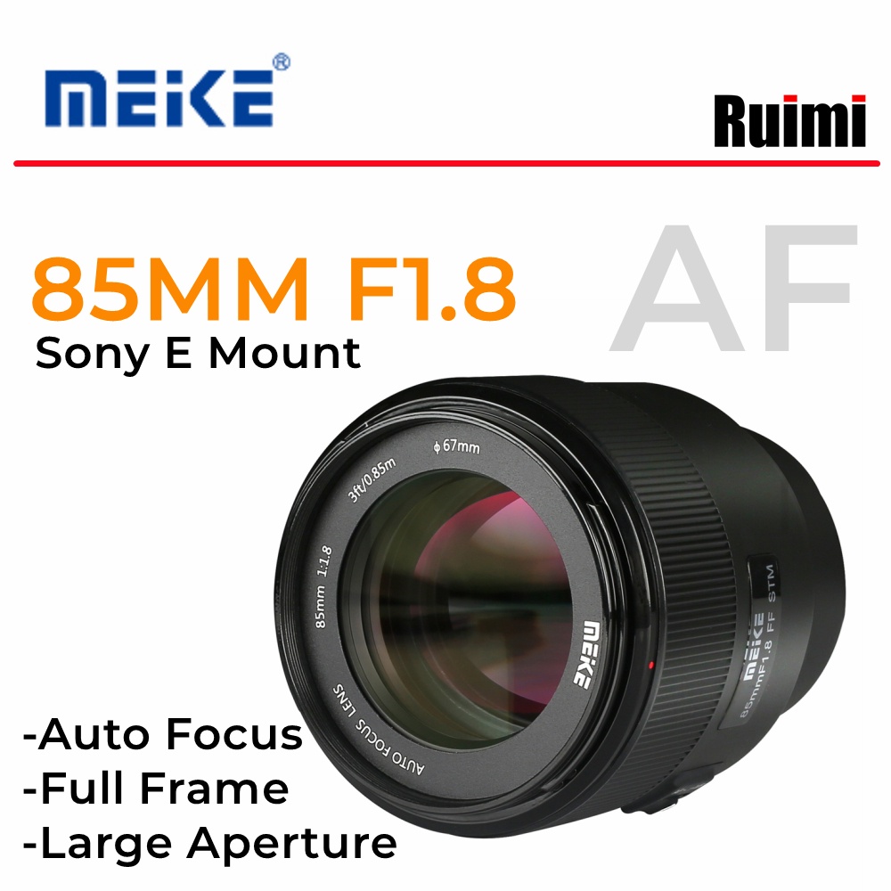 【New】Meike 85mm F1.8 Full Frame Auto Focus Medium Telephoto STM Lens ...