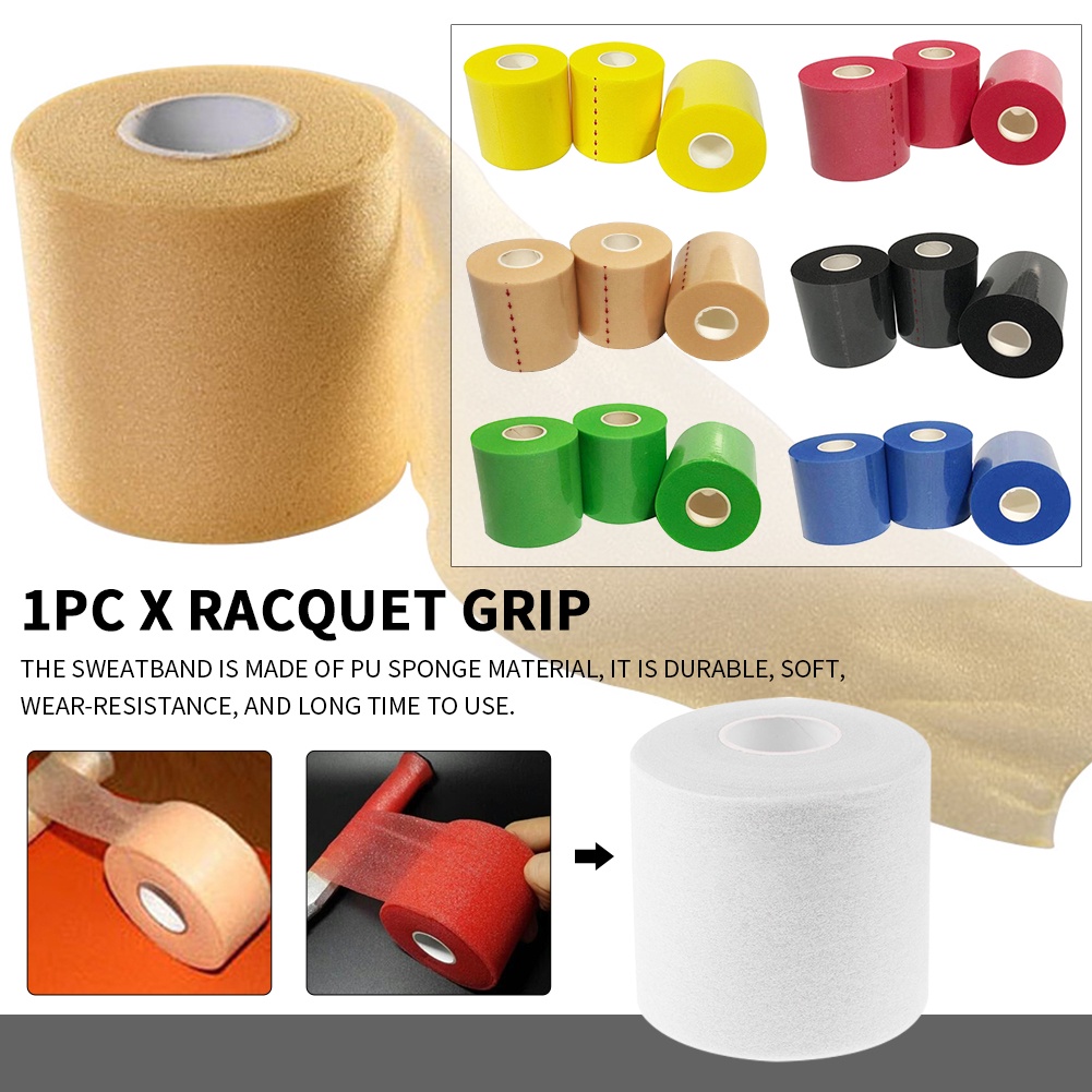27mx7cm，1Roll Racquet Grip Cushion Wrap Damping Membrane Badminton ...