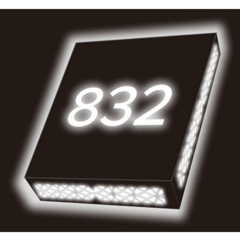 Led LIGHTED HOUSE NUMBERS, EXCLUSIVE BOX HOUSE NUMBERS, NEON BOX LED ...