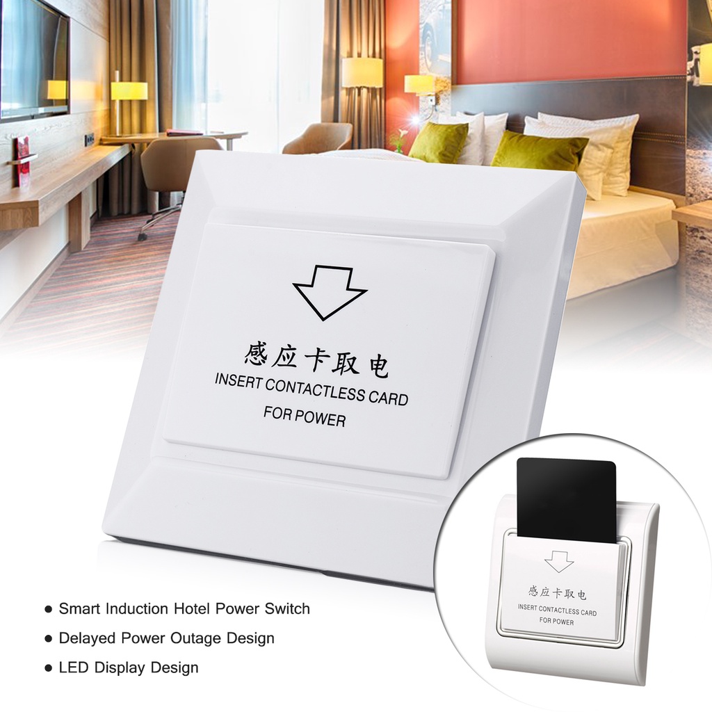 Hotel Energy Saving Switch Rfid Card Smart Induction Hotel Power Switch ...