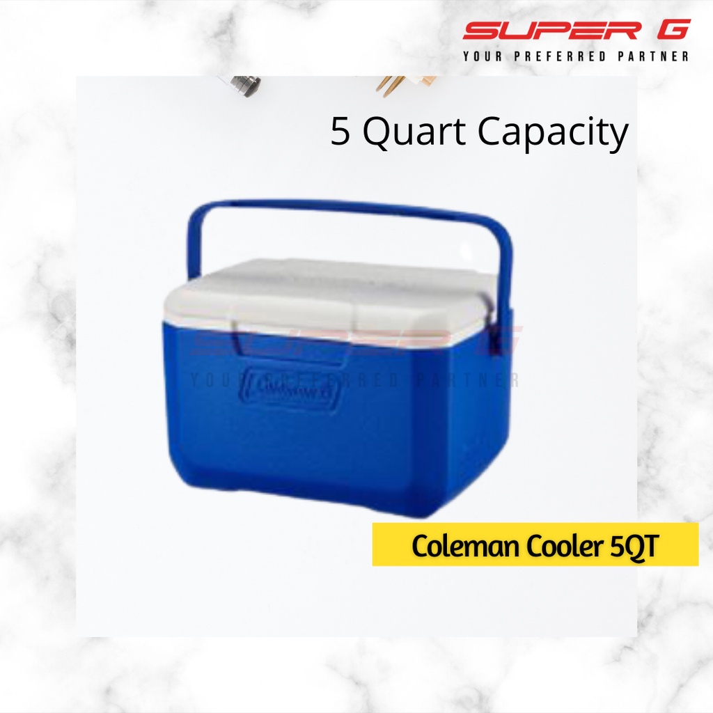 Coleman Cooler 5QT Take 6 Blue Asia | Shopee Philippines