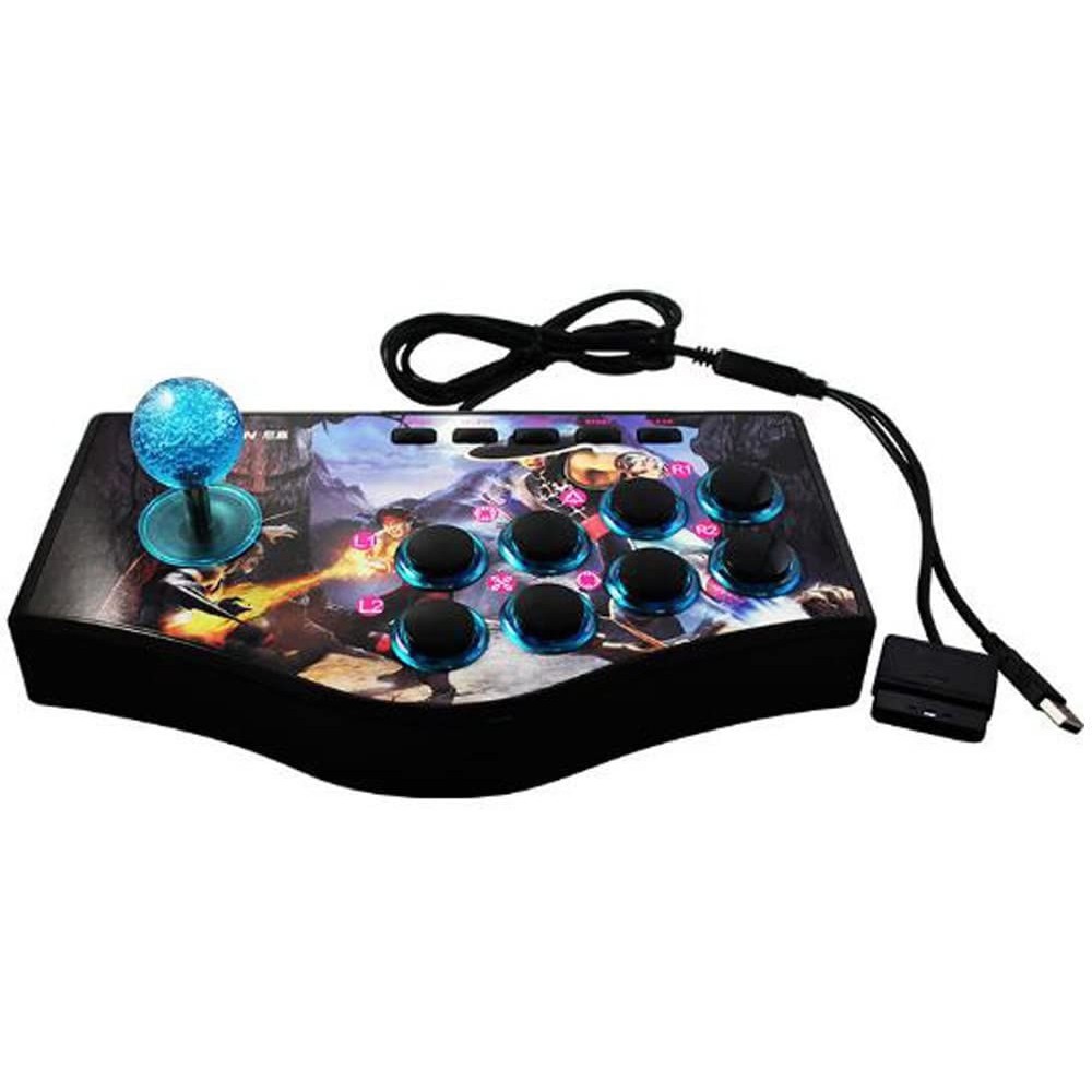 NYGACN Game Arcade Controller USB Rocker Joystick Gamepad Fighting ...