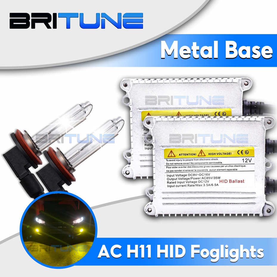 H11 H8 H9 Xenon HID Conversion AC Kit Fog Lights Ballast Lamps Ignition ...