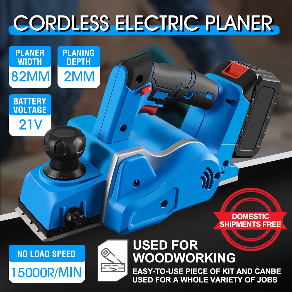 Cordless Planer, Woodworking Electric Plane Household Small Wood Planer ...