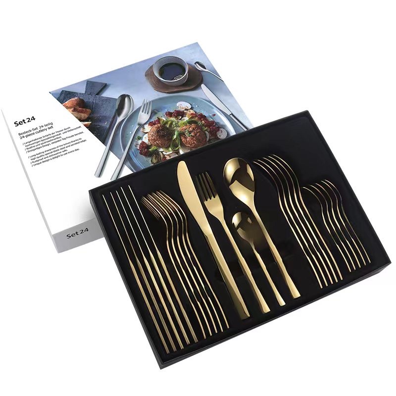 24-Piece Stainless Steel Cutlery Set | Shopee Philippines