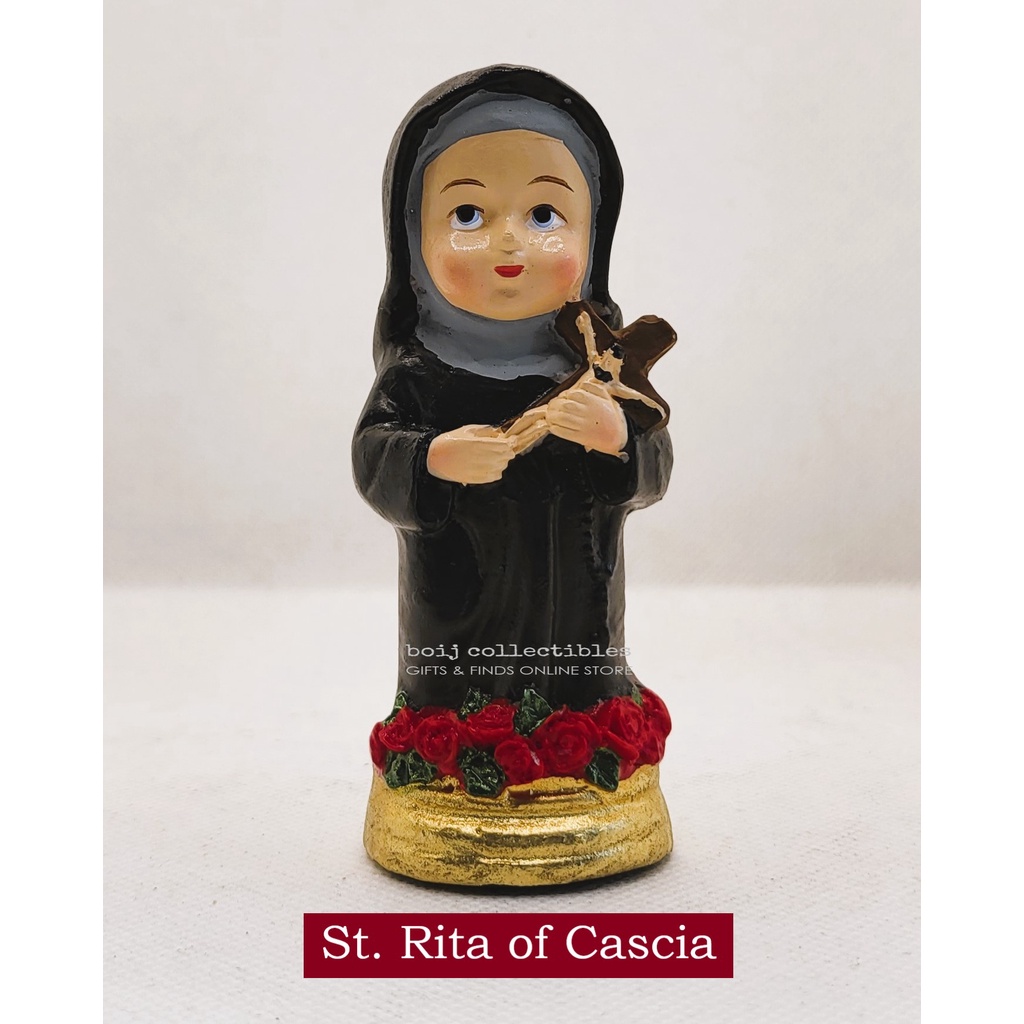 Chibi Saints Religious Mini Statues Height: 3.5-4 inches | Shopee ...