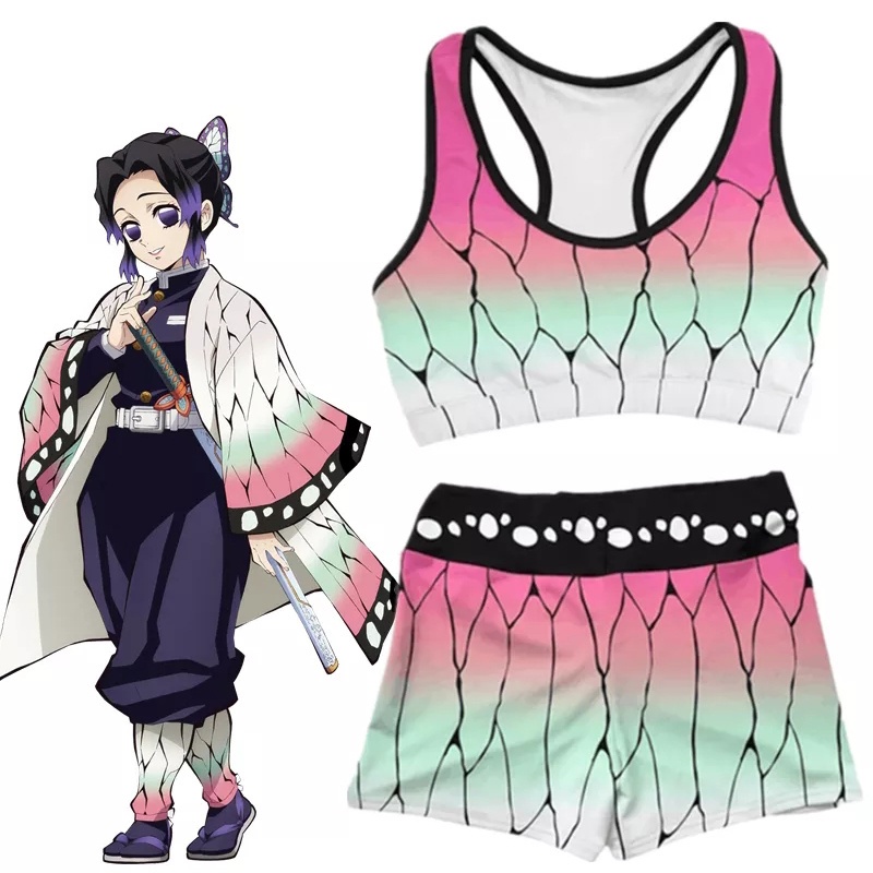 Anime Demon Slayer Cosplay Kimetsu No Yaiba Kamado Tanjirou Kochou ...