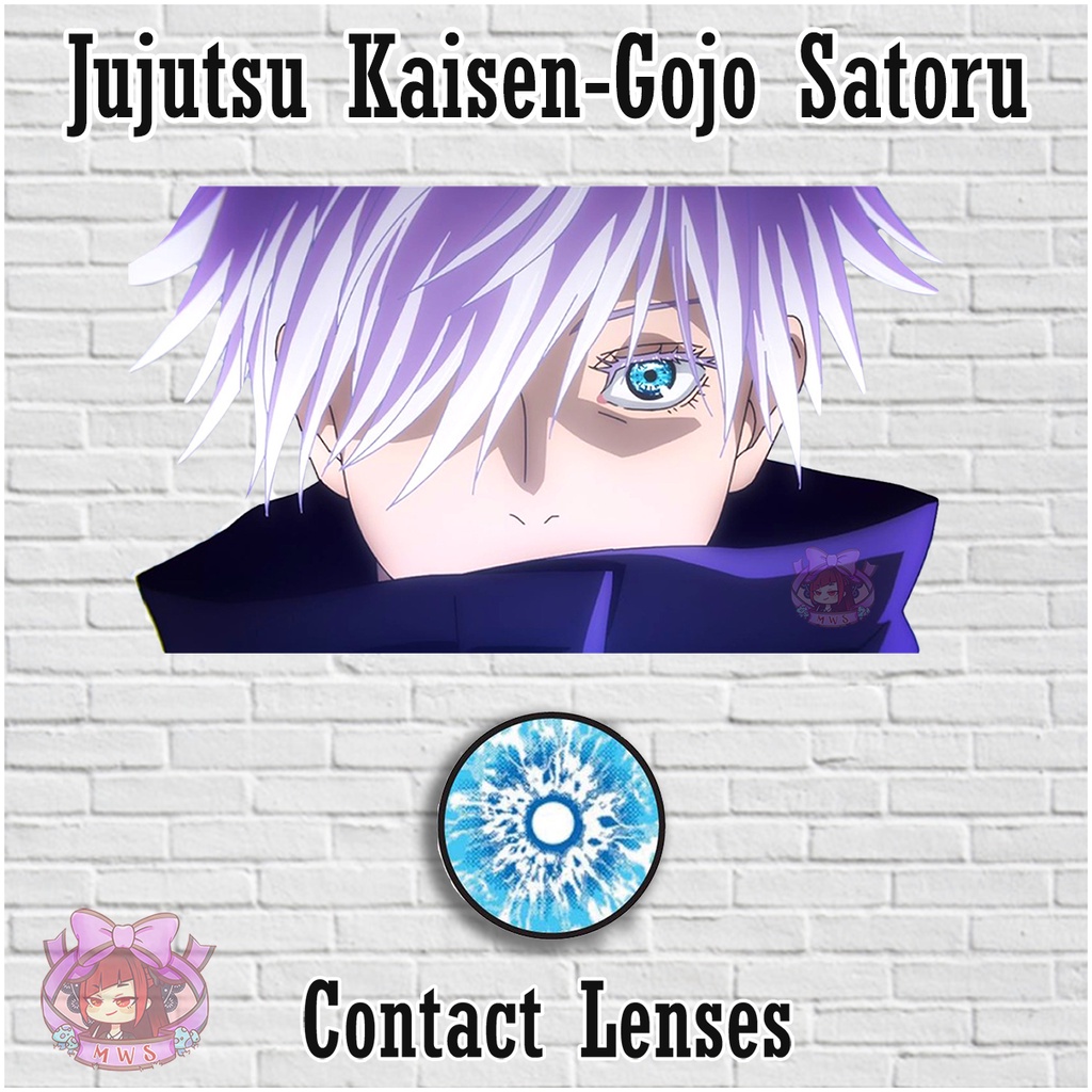 Gojo Satoru Jujutsu Kaisen Blue Cosplay Fashion Contact Lens | Shopee ...