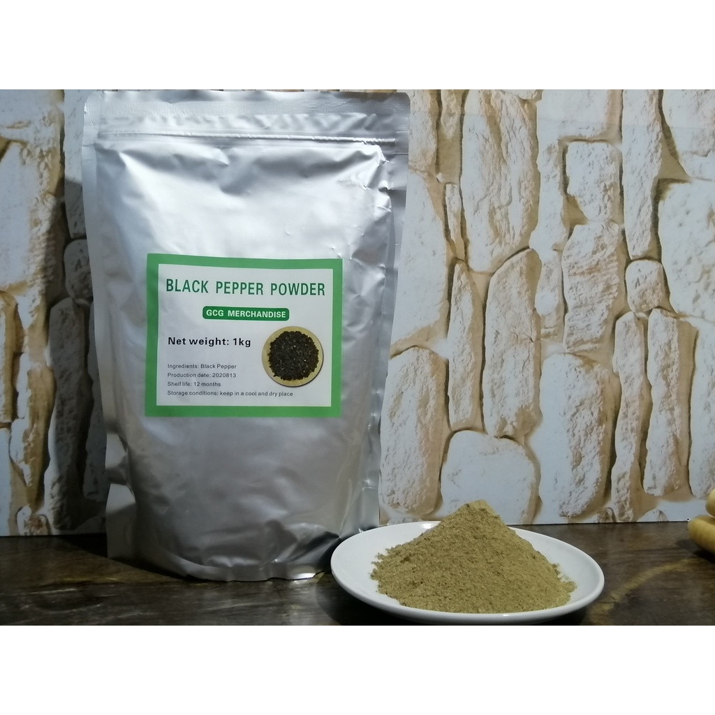Black Pepper Powder 1kg / 200 Grams per pack with already ZIPLOCK at ...