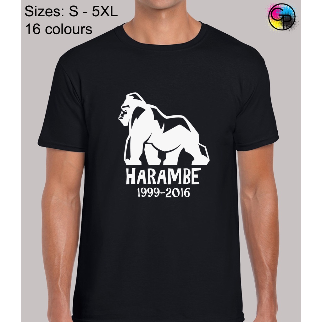 Wholesale Funny Harambe Silhouette Fun Meme Quotes Novelty Regular Fit ...