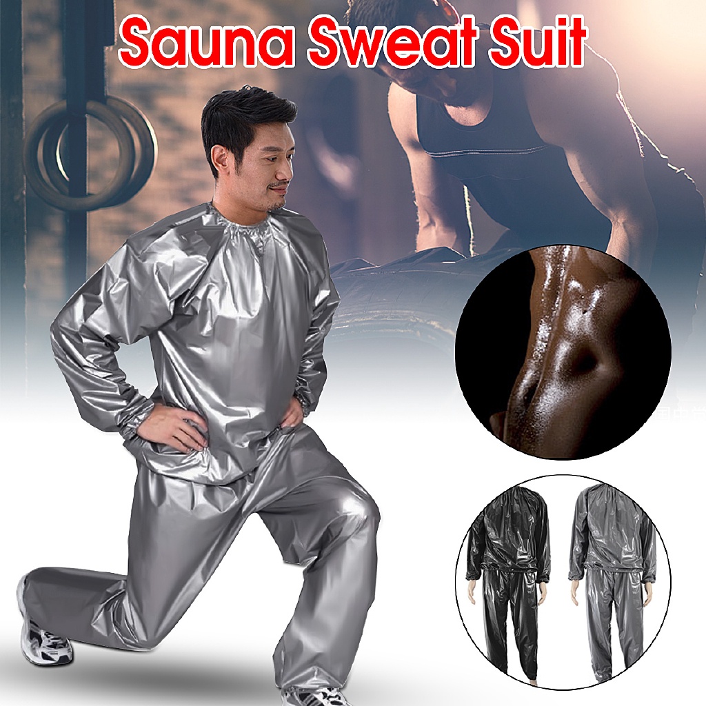 TONG'S Unisex Sauna Suit (Silver) | Shopee Philippines