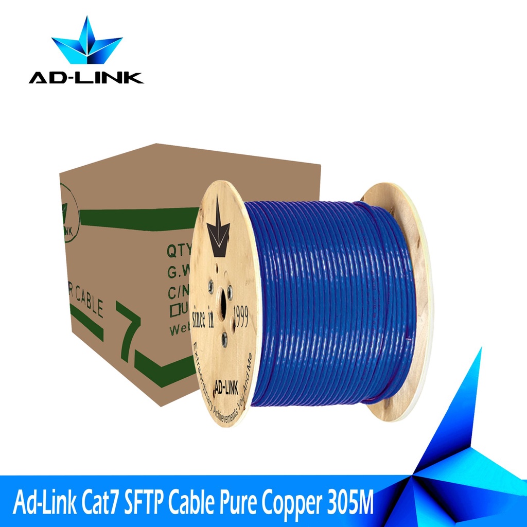 Ad-Link CAT7 SFTP Pure Copper Indoor 305 meters | Shopee Philippines