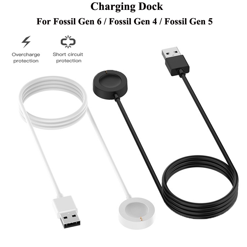 USB Magnetic Charging Dock for Fossil Gen 6 / Fossil Gen 4 / Fossil Gen ...
