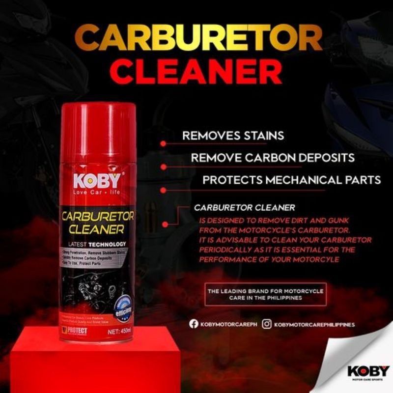 Koby Carb cleaner 1box 24pcs / 450ml each | Shopee Philippines