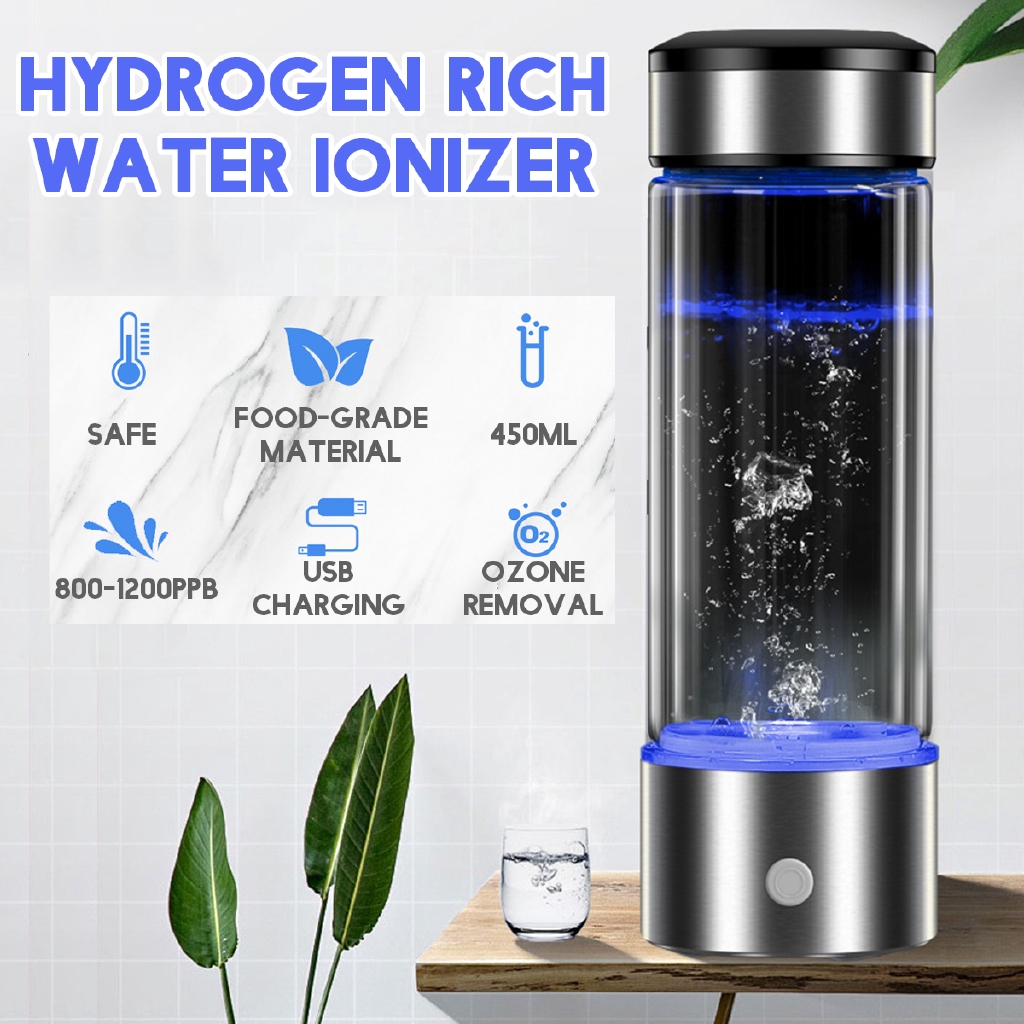 Hydrogens Rich Water Bottle Cup Generator Water Maker Rechargeable ...