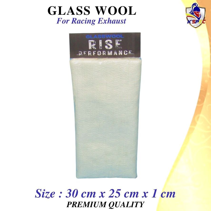 PUTIH Rise Performance GLASSWOOL White Glaswol Gaswol Racing Exhaust ...