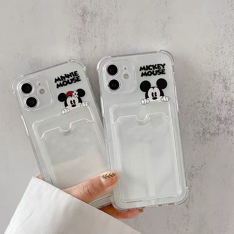 Cartoon pattern With mobile phone card case phone case for iPhone 12 13 ...