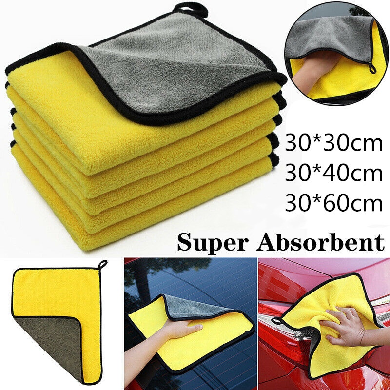 Super Absorbent Car Wash Cloth Microfiber Towel/ Cleaning Drying Cloths ...