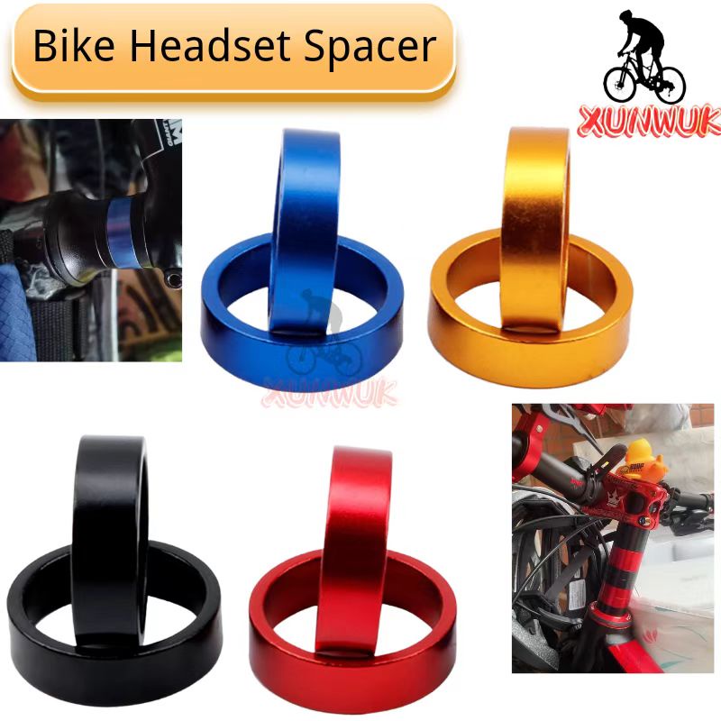Xunwuk MTB Spacer Alloy 10mm Bike Headset Spacer MTB Road Bike Headset ...