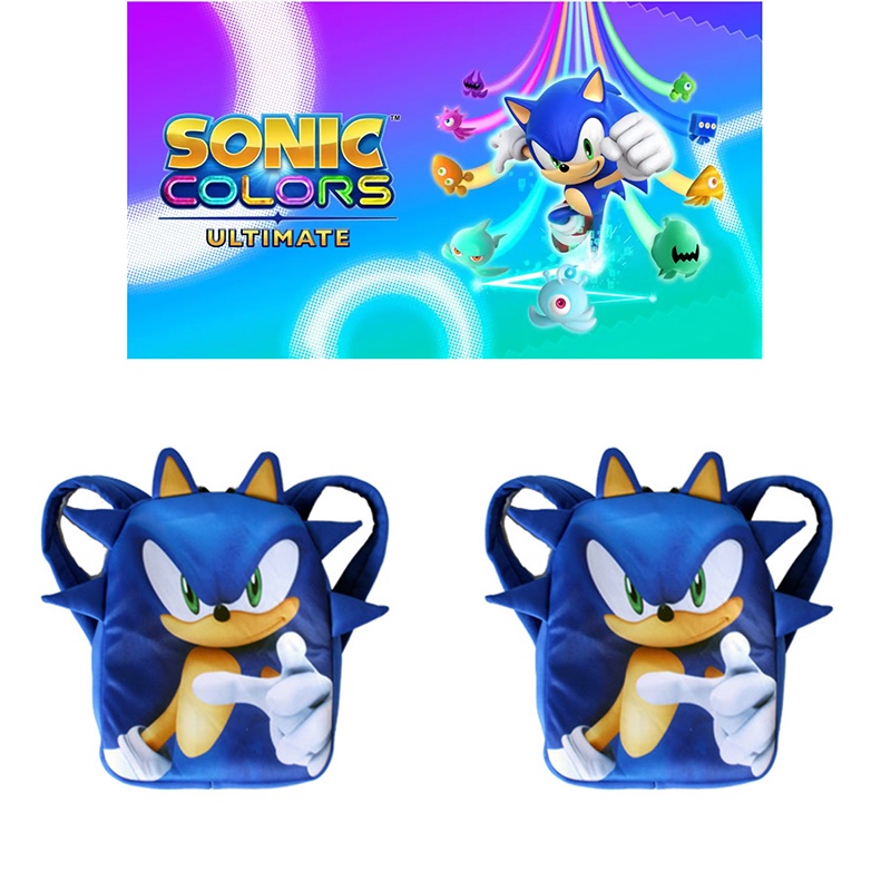 Sonic The Hedgehog Schoolbag Fun And Functional With Zipper Pocket For ...