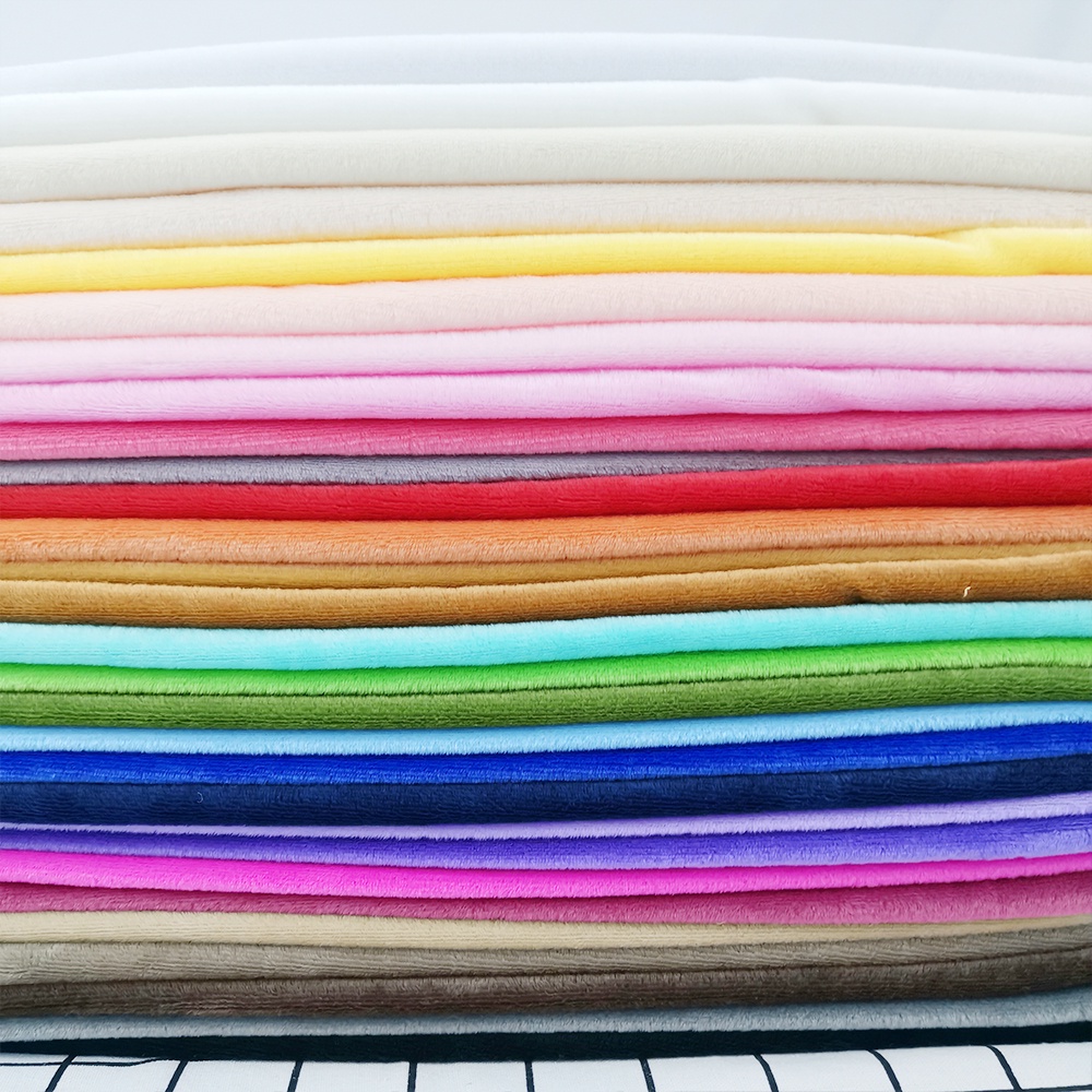 45cmx160cm Short Plush Crystal Super Soft Plush Fabric For Sewing DIY ...