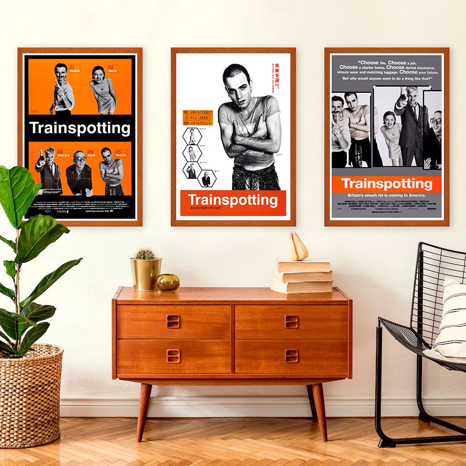 Trainspotting Poster (1996) film by Danny Boyle/Ewan McGregor Jonny Lee ...