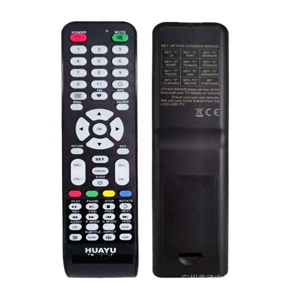 Huayu RM-L1210 Series Universal LCD/LED TV Remote Control pensonic ...
