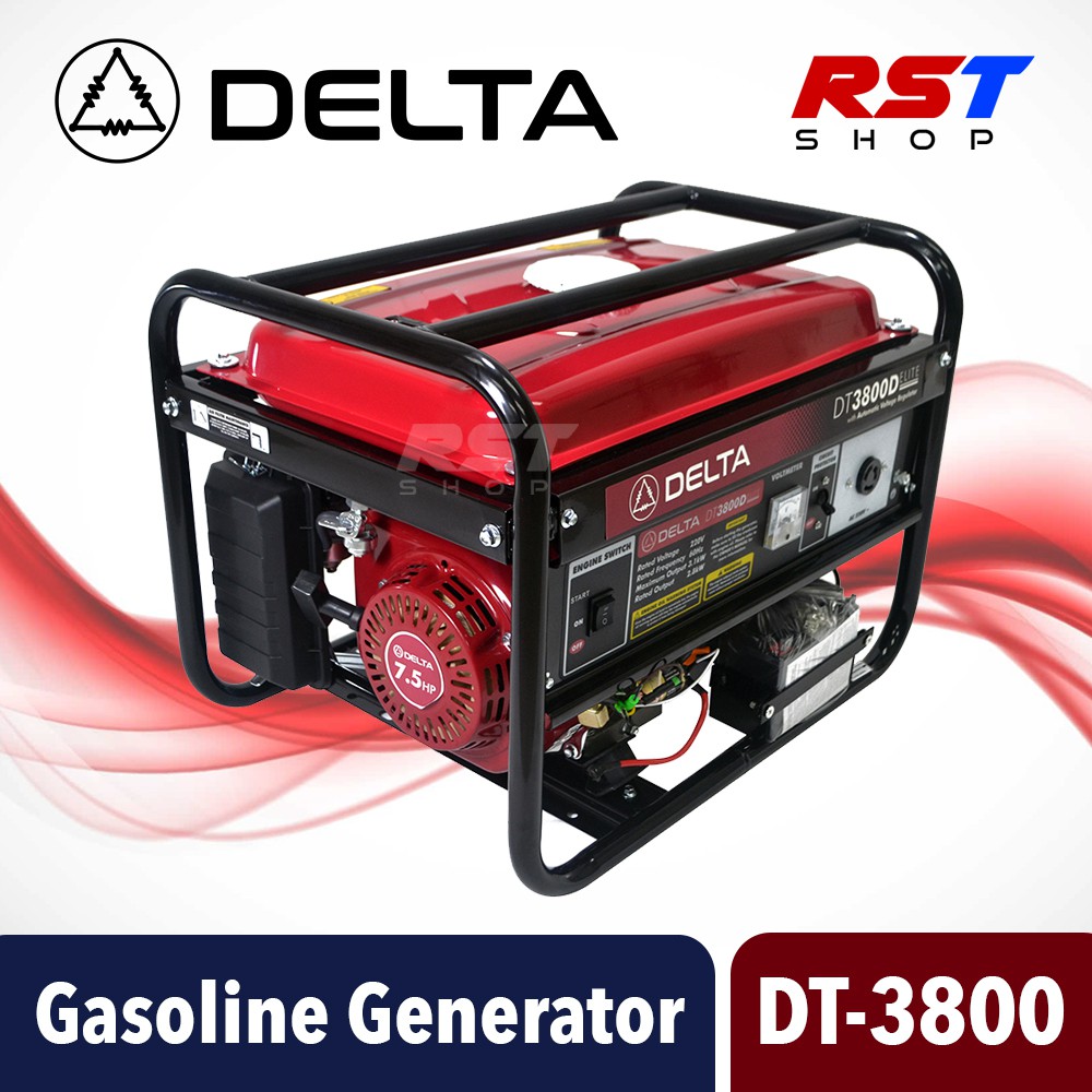 Delta Gasoline Generator DT-3800 Manual Start or Electric Start Gas ...