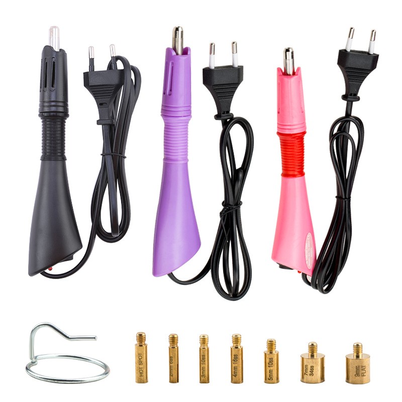 Purple / Pink Hotfix Rhinestone Applicator hot fix Applicator Fast ...