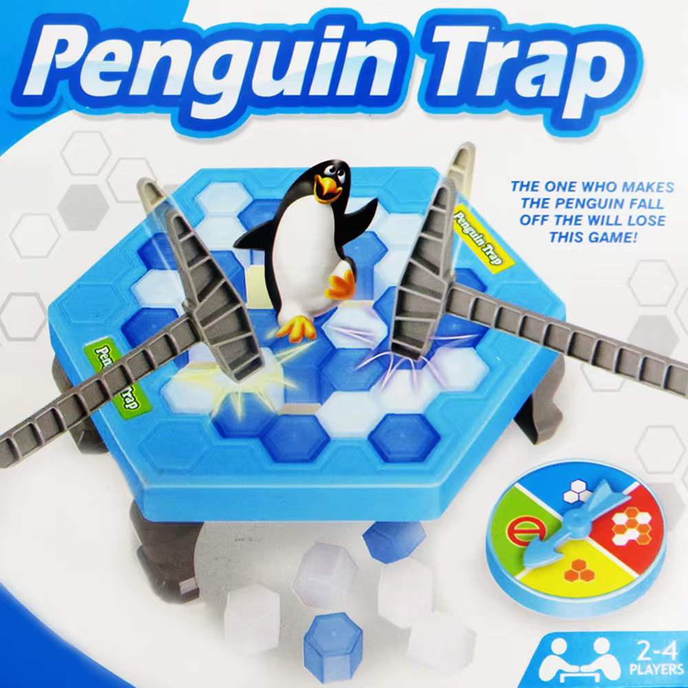 SAVE THE PENGUIN TRAP & GROUP FAMILY FUN GAMES TOYS Ice Breaking ...