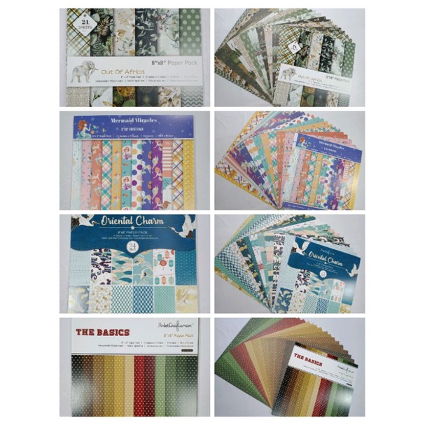 8x8 PAPER PACK DESIGN 24 SHEETS | Shopee Philippines