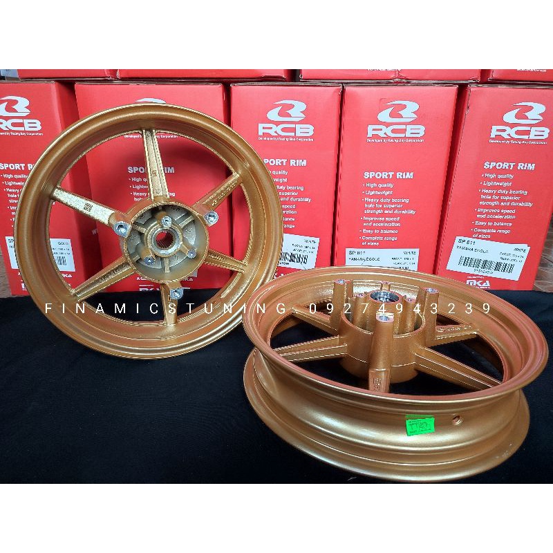 RCB MAGS YAMAHA NMAX 155 V1 3.00 FRONT 3.50 REAR | Shopee Philippines