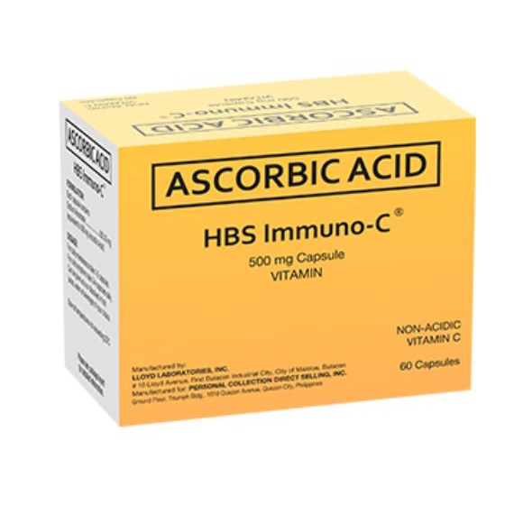 PERSONAL COLLECTION. HBS Immuno-C 500mg Non-acidic vitamin C | Shopee ...