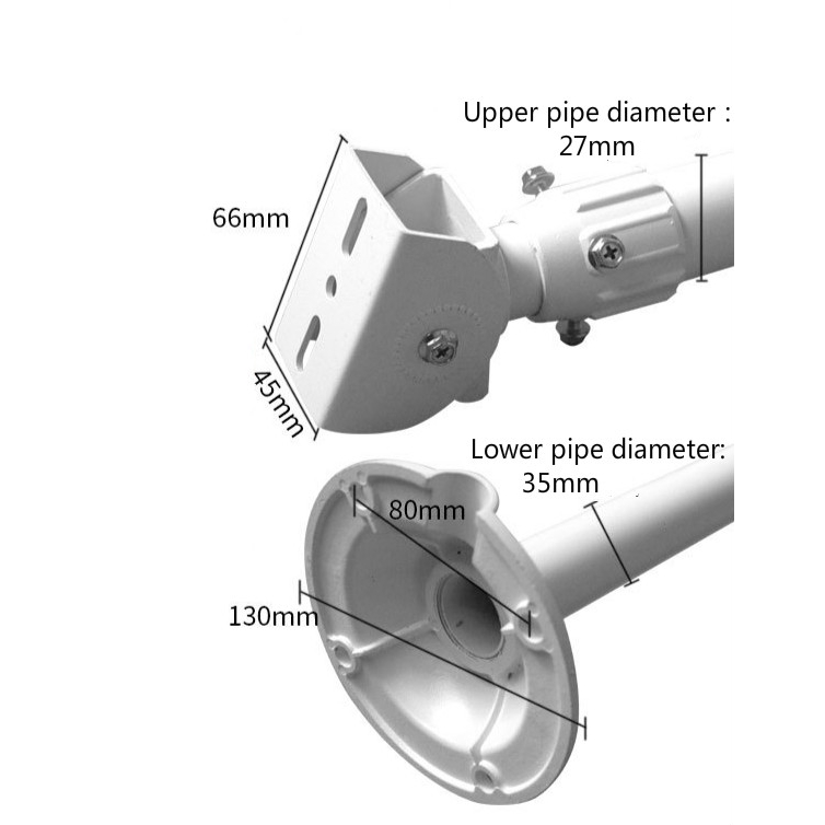 Adjustable Tilt Swivel Bracket Long Drop Ceiling Mount Stand for CCTV ...