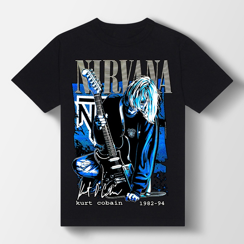 12R96 NIRVANA ROCK BAND KURT COBAIN RARE SIGNATURE NEW TYPE SYSTEM HIGH ...
