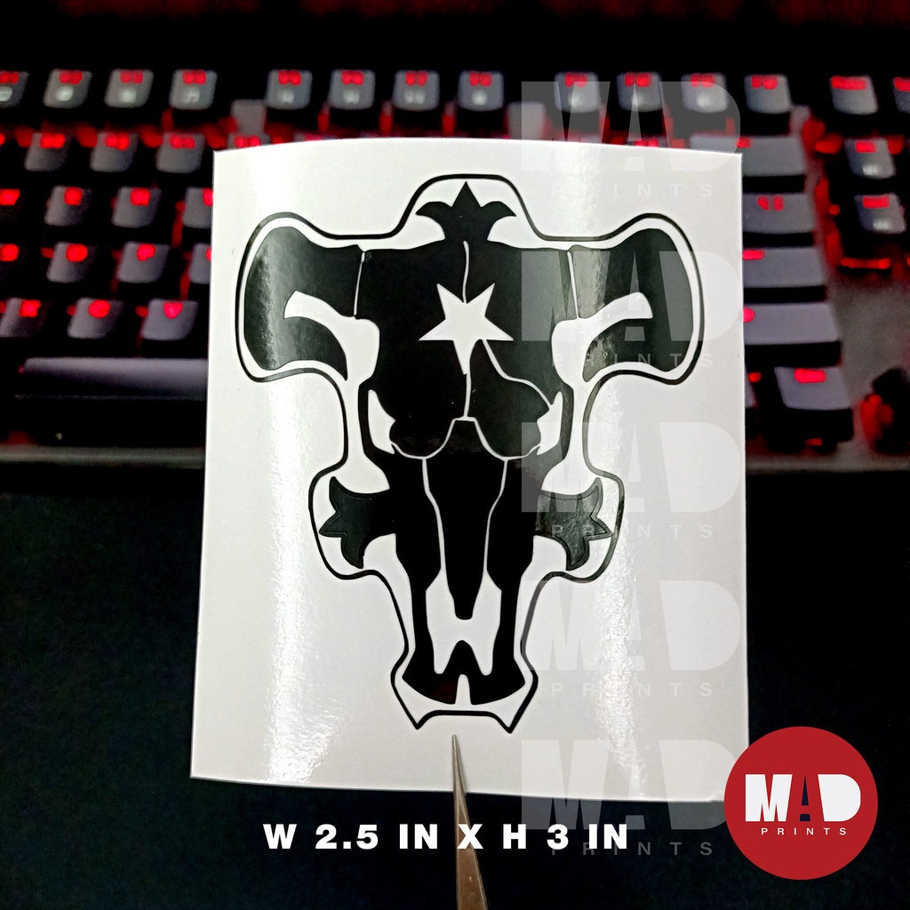 Black Clover - Black Bull Sticker Decal | Shopee Philippines