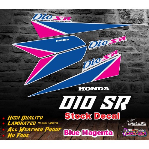 Honda Dio SR Stock Decals / Stickers with freebies | Shopee Philippines