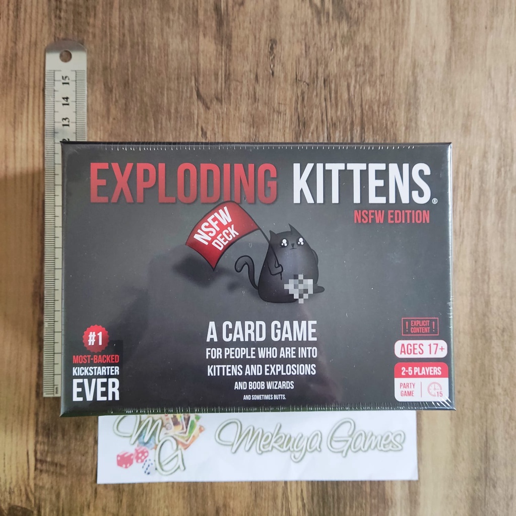 Exploding Kittens NSFW Edition - Not Safe For Work - Card Game Card ...