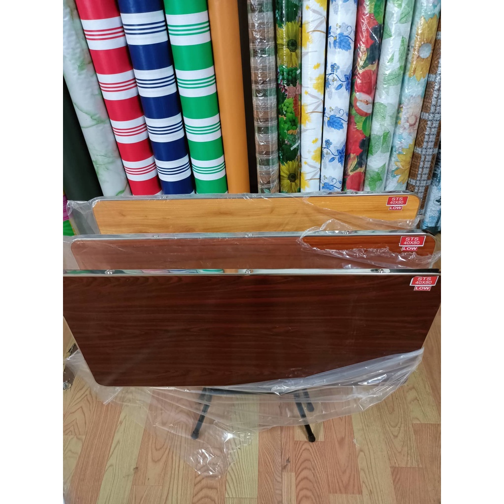 STS 40x80 Folding Table LOW Heavy Duty Table/ Wooden | Shopee Philippines