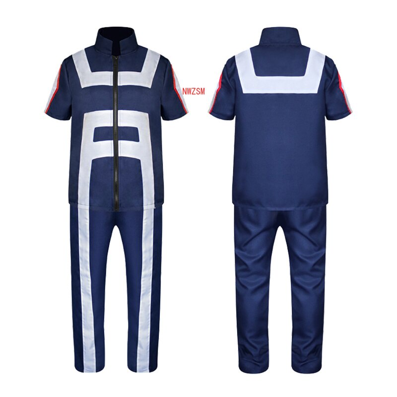 My Hero Academia Cosplay Costume Blue Gym Suit MHA Boku no Hero Denki ...