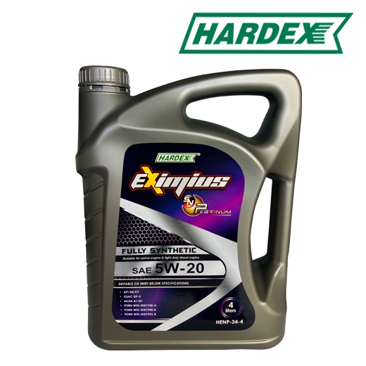 Hardex Eximius 5W20 Fully Synthetic Diesel And Gasoline Engine Oil (4 ...
