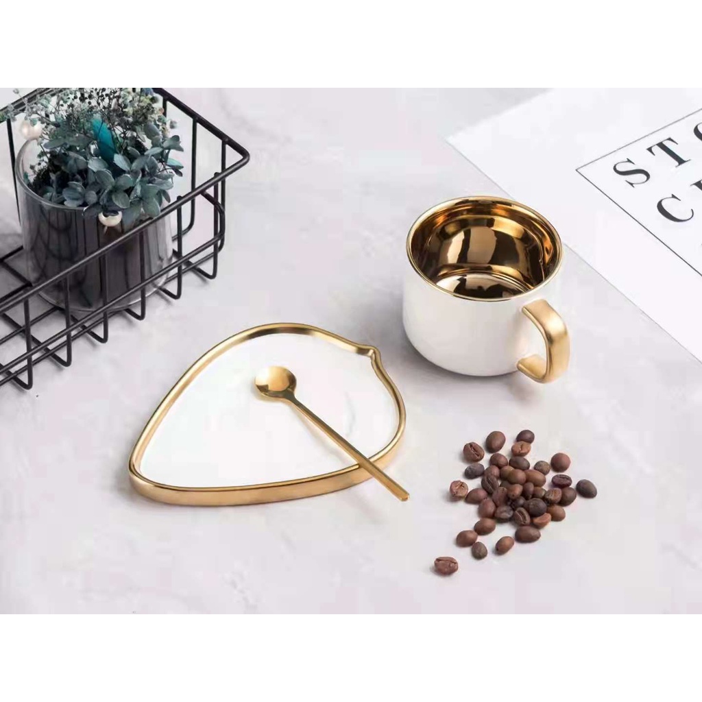 High-end Ceramic Mug Creative Coffee Cup Personality Nordic Light ...