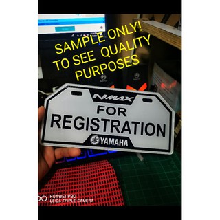 HONDA CLICK FOR REGISTRATION PLATE (NO BOLTS INCLUDED) | Shopee Philippines