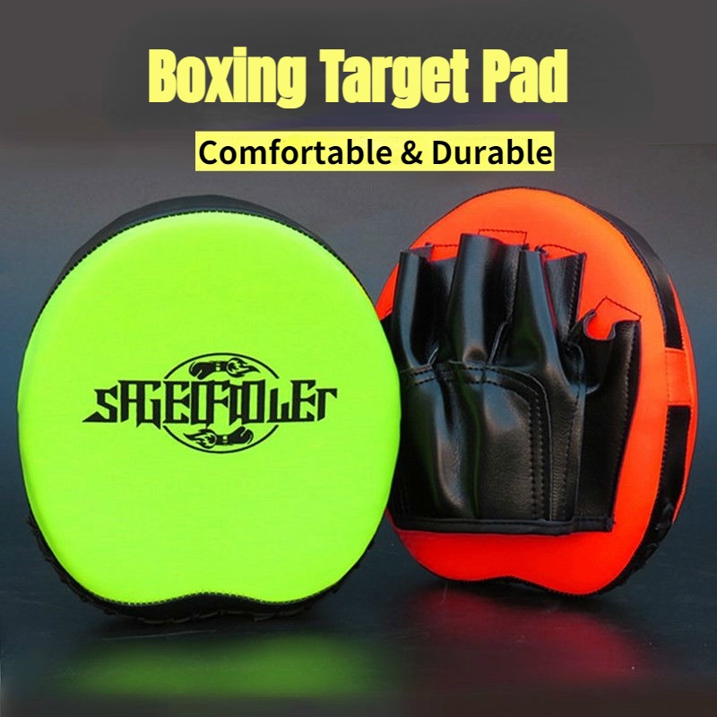 Boxing Mitt Glove Kick Hand Target Focus Punch Combat Pad for Gym ...