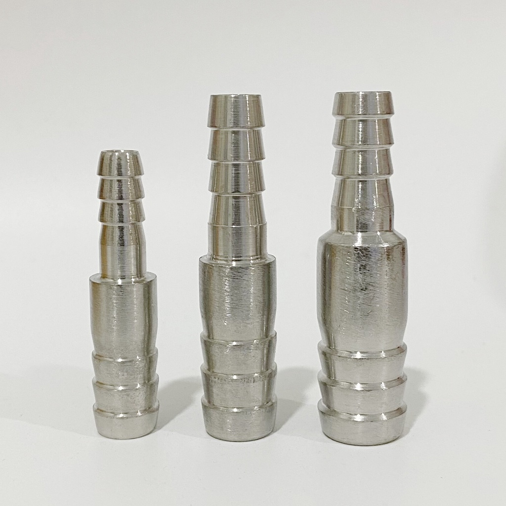 304 Stainless Steel 2 Way Barbed Pipe Fitting Reducer Straight ...