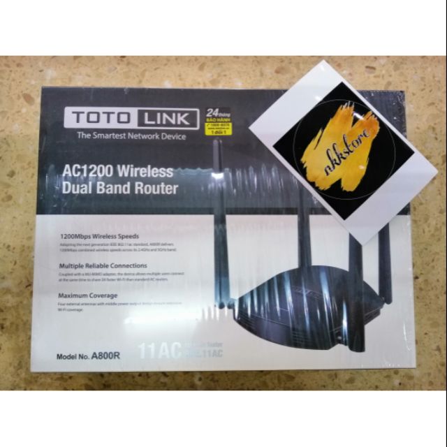 Ac1200 TOTOLINK A800R Dual Band Wi-Fi Router | Shopee Philippines