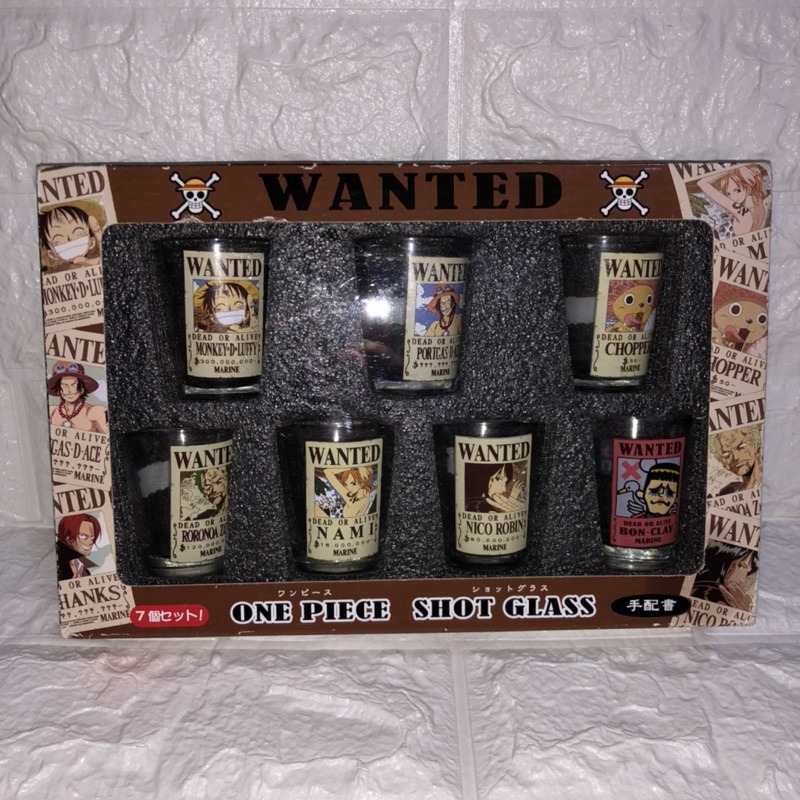 Authentic One Piece Shot Glass Set (7pcs) | Shopee Philippines
