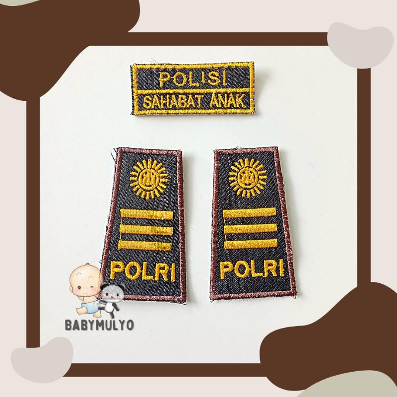Police Badge// Child Friend Police Badge//Embossed Bundle//Children's ...
