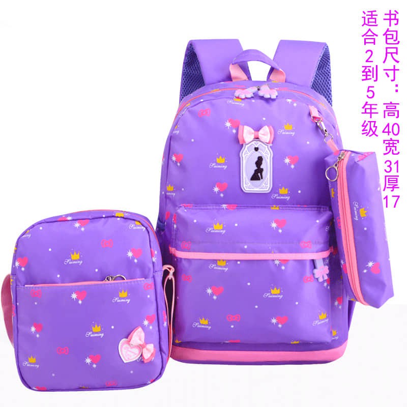EMMA With keychain 3 in 1 Student Bag Nylon Waterproof Backpack For ...