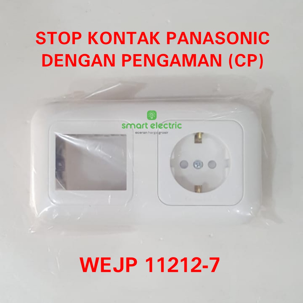 Panasonic Wide Series Frame 2 Holes + Socket WEJP 11212-7 (CP) | Shopee ...